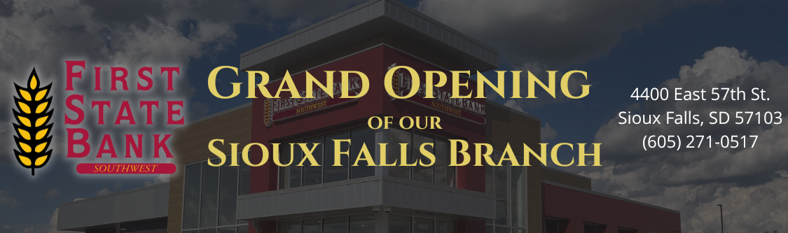 September Newsletter › First State Bank Southwest